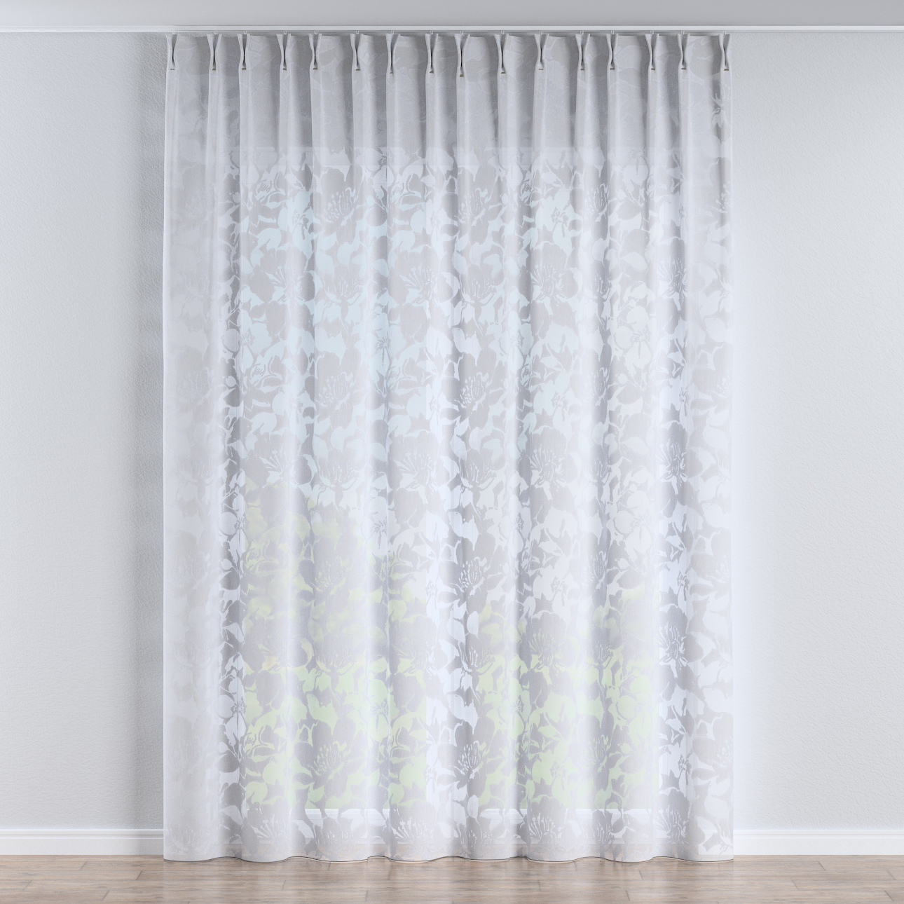 Vlinderplooi vitrage gordijn, creme, 128-11 - Dekoria