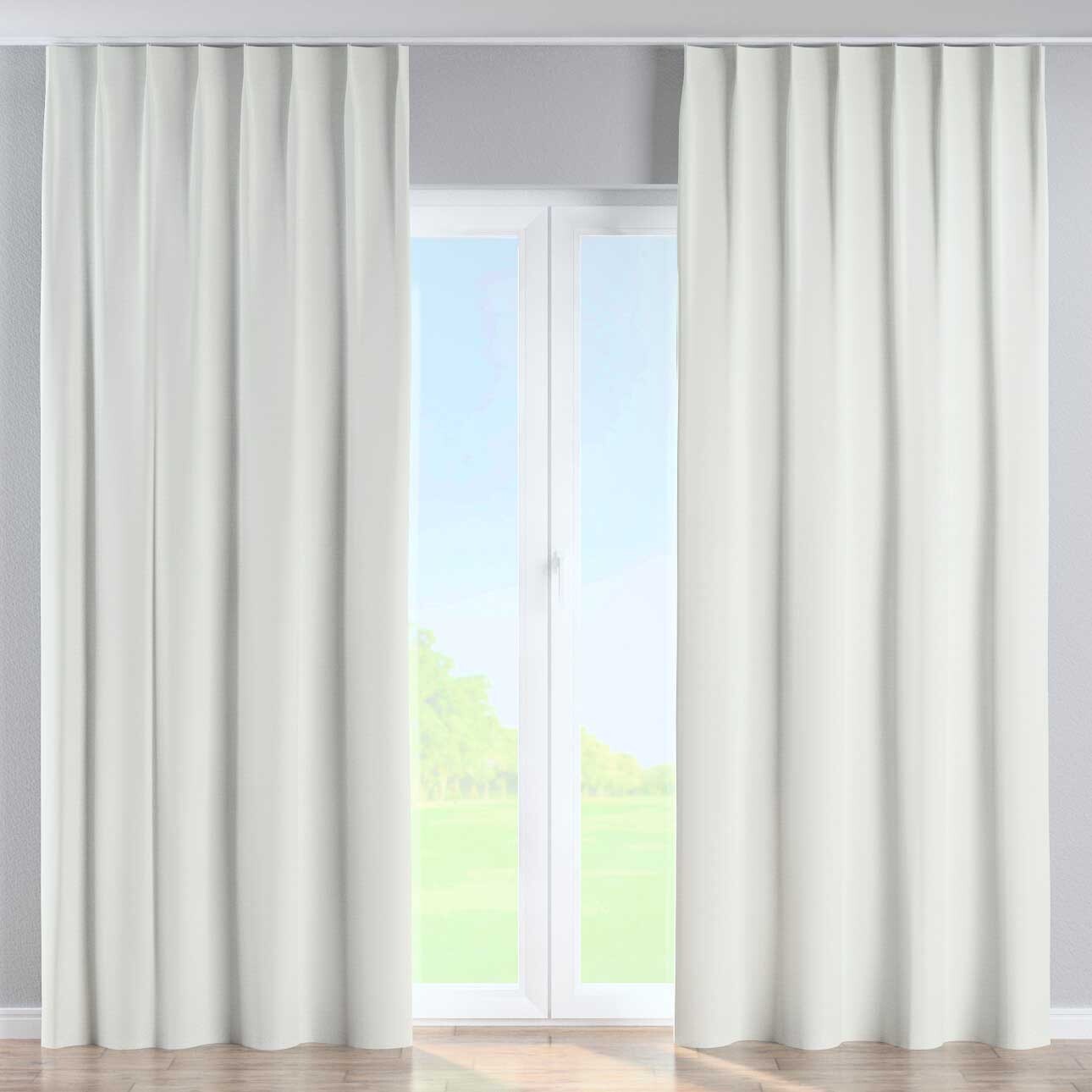 Gordijn met enkele plooi, wit, 269-71 - Dekoria