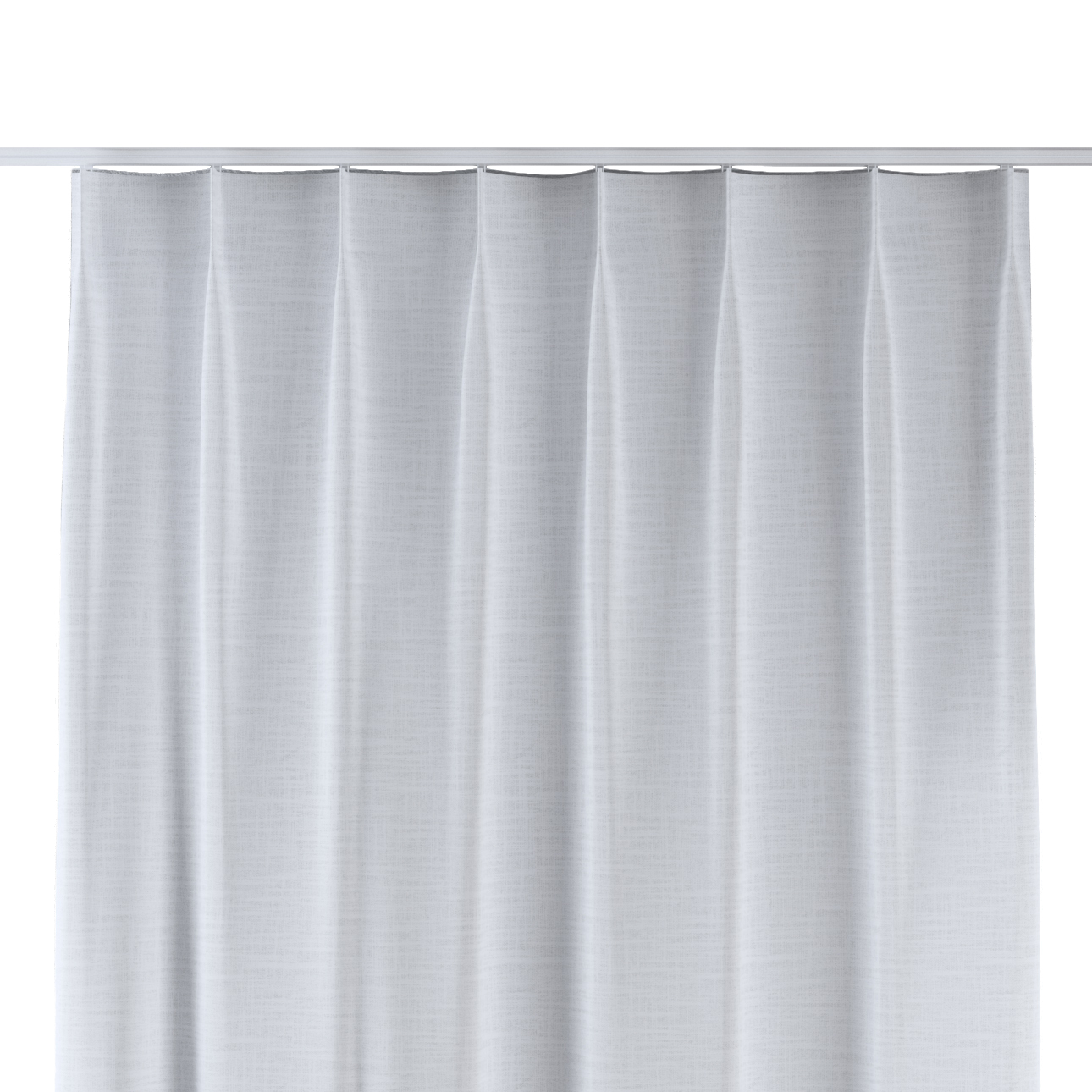 Gordijn met enkele plooi, wit, 144-75 - Dekoria