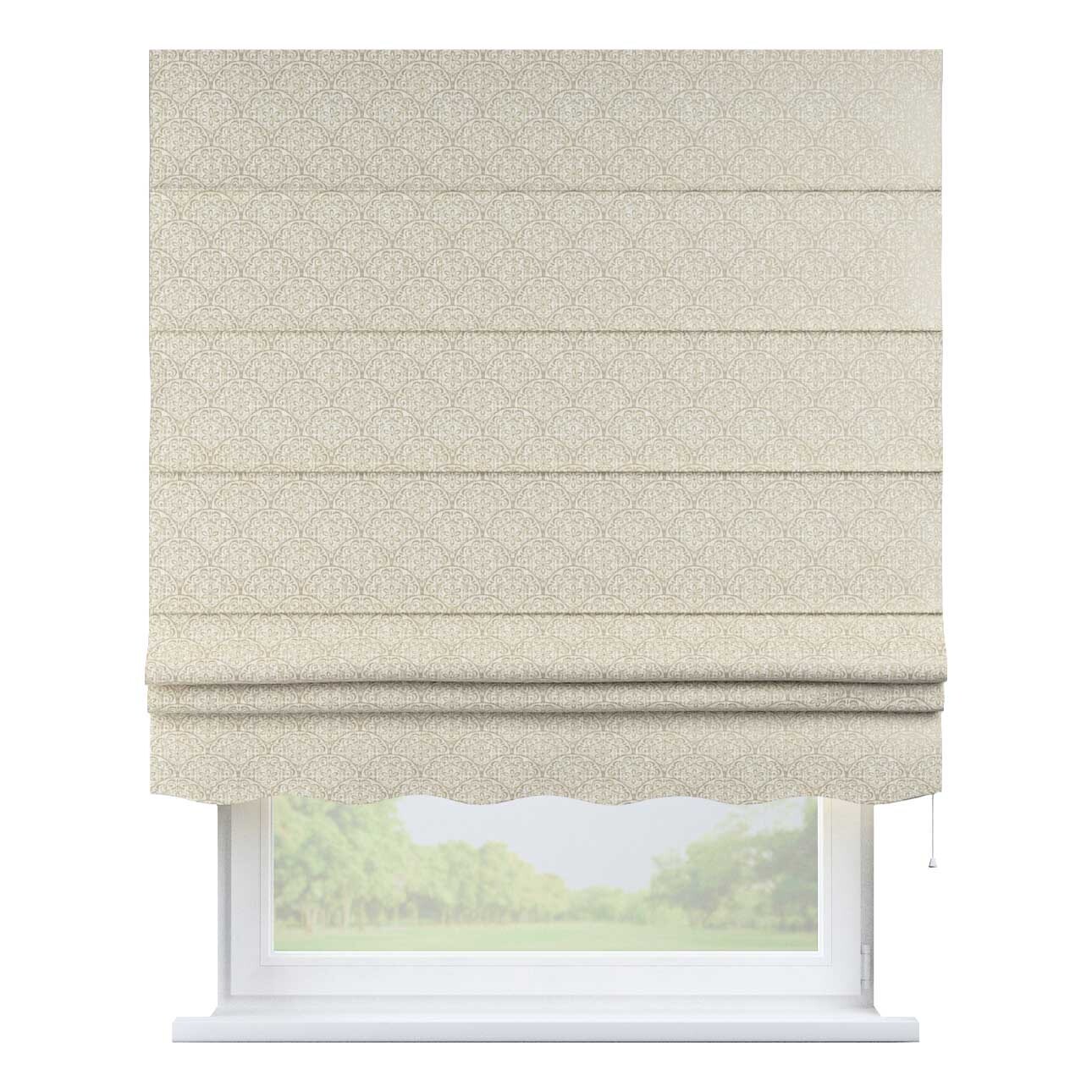 Raffrollo Firenze, beige, 144-13 - Dekoria.de