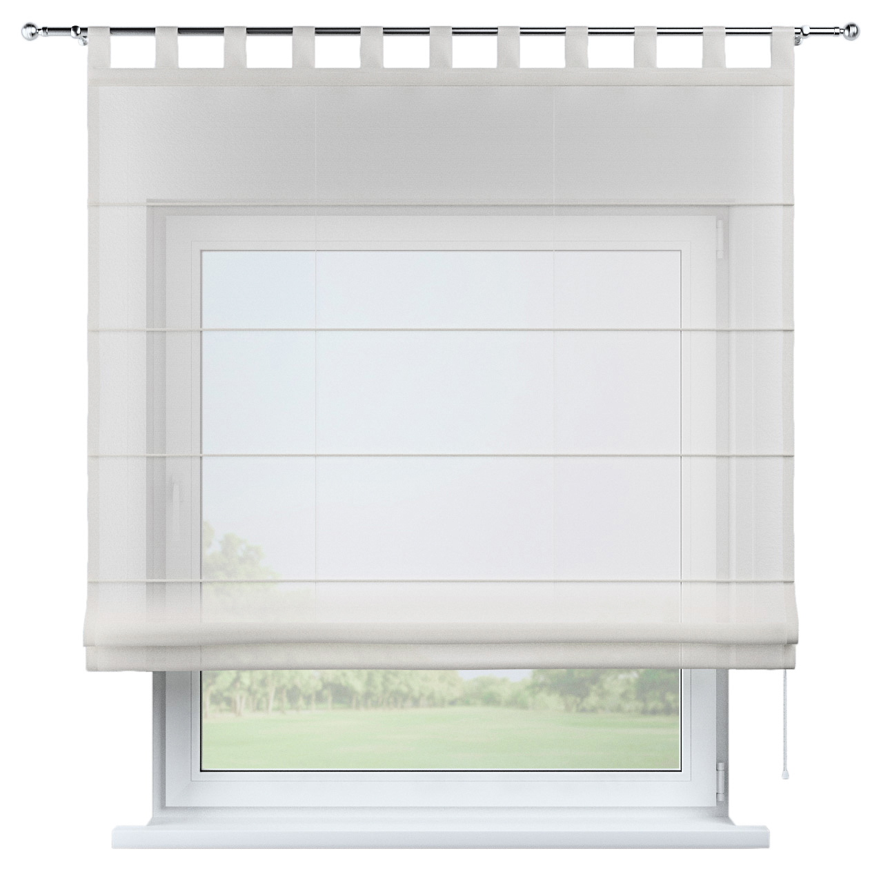 Raffrollo Voile Palermo, ecru, 900-01 - Dekoria.de