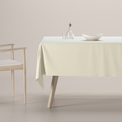 Rectangular tablecloth creamy white 704 10 Dekoria