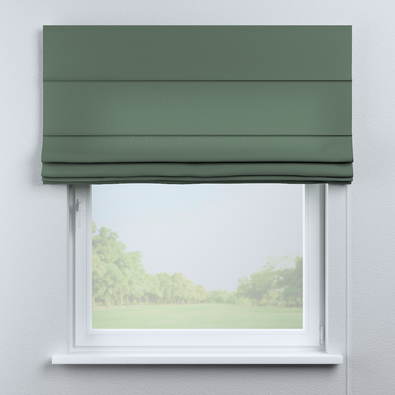 Raffrollo Capri, grün, 159-08 - Dekoria.de