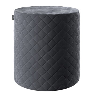 Quilted pouf seat Velvet