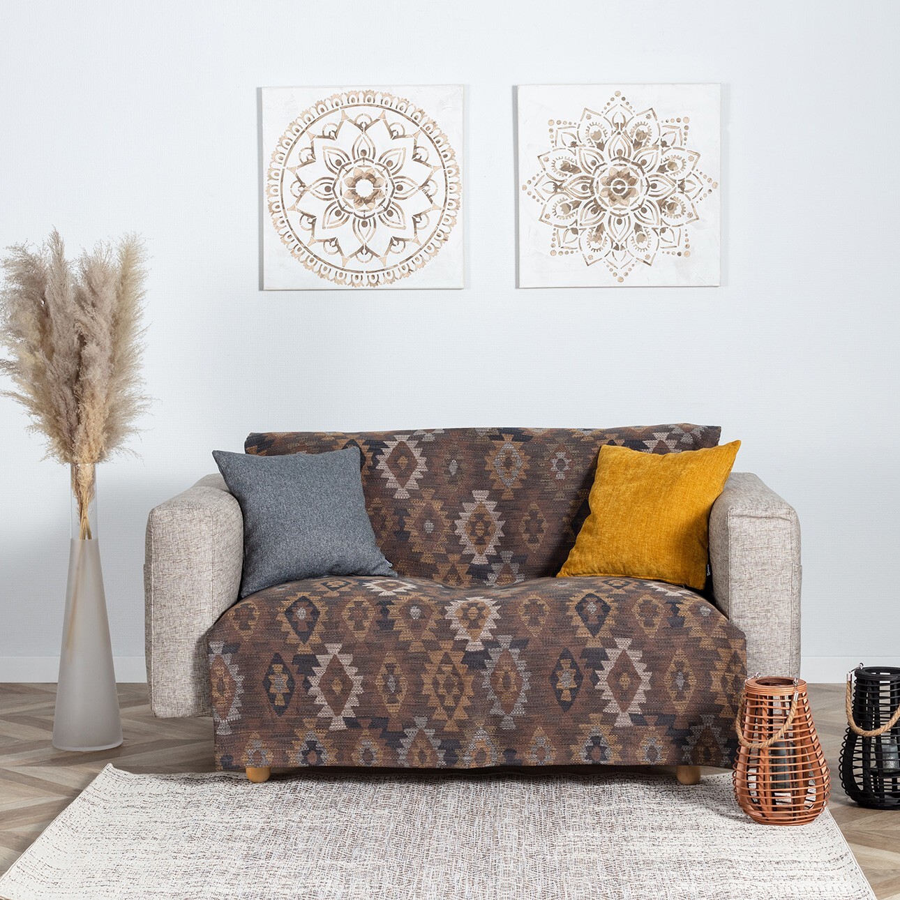 Pled Aztec 127x200cm, 127 x 200 cm - Dekoria.pl