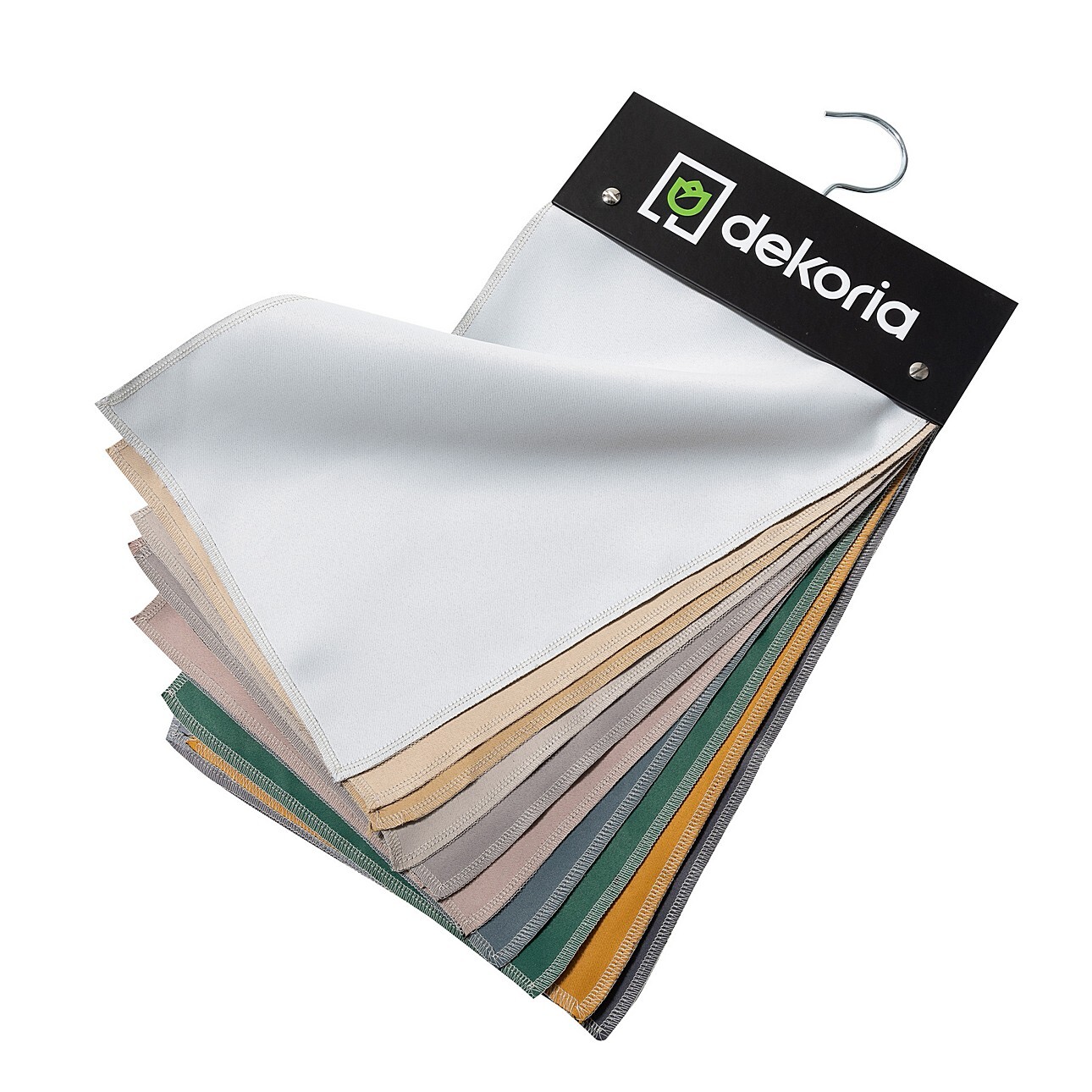 Nuanciers de tissus Dimout Lisse, 23x40 cm - Dekoria.fr