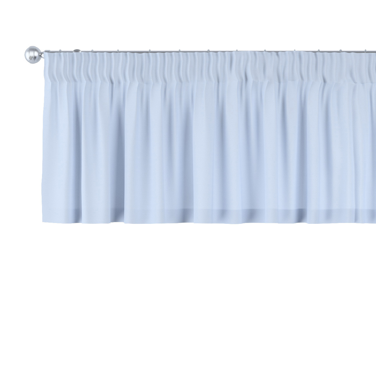 Pencil pleat pelmet, baby blue, 133-35, 130 x 40 cm (51 x 16 inch ...