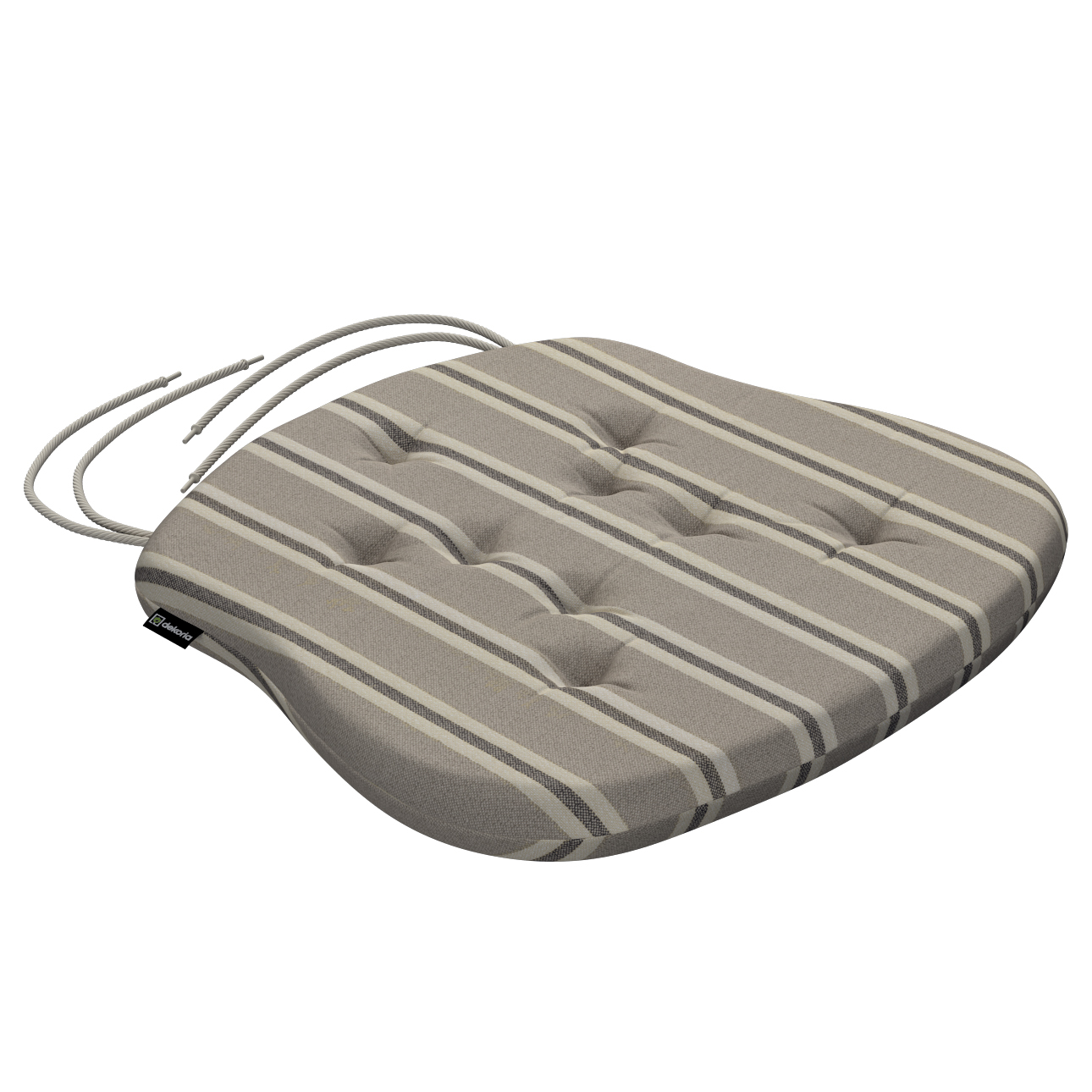 Stolsdyna Pinnstolar, Sand, naturvit och brun, 145-27, B41 x D38 x 3,5 ...