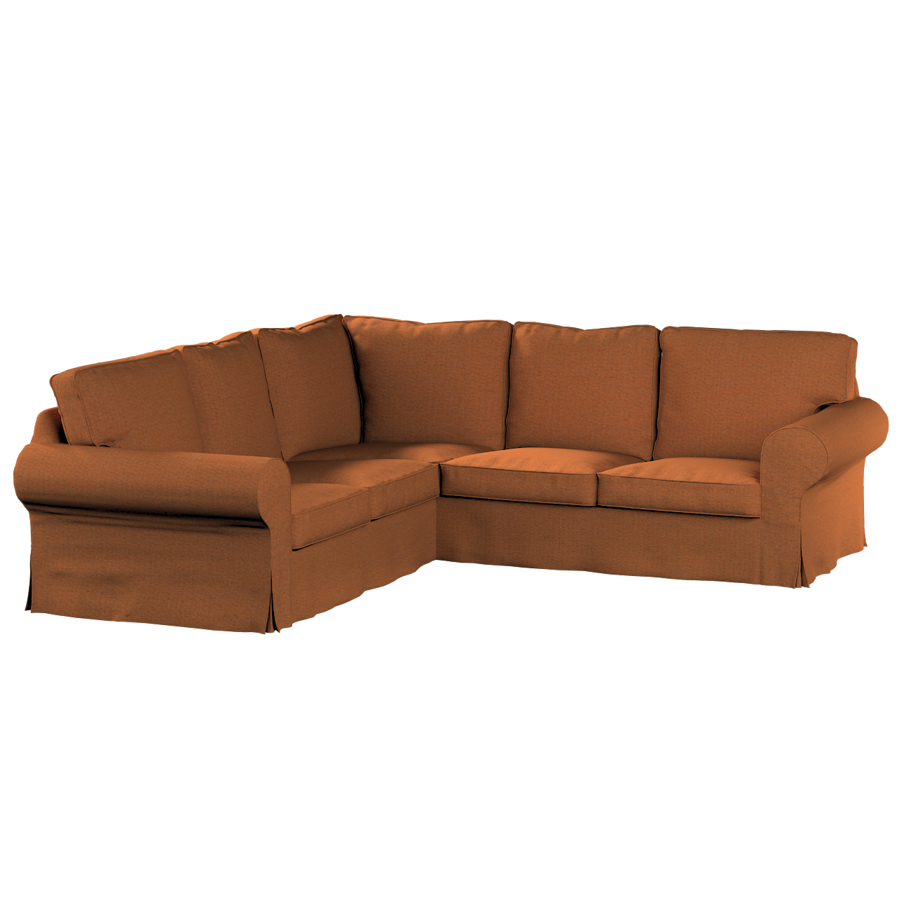 Bezug fur Ektorp Ecksofa orange 162 31 Sofahusse fur Ektorp Ecksofa Dekoria