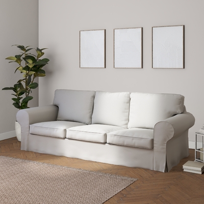 Bezug fur Ektorp 3 Sitzer Sofa nicht ausklappbar hellgrau 705 90 Sofabezug fur Ektorp 3 Sitzer nicht ausklappbar Dekoria