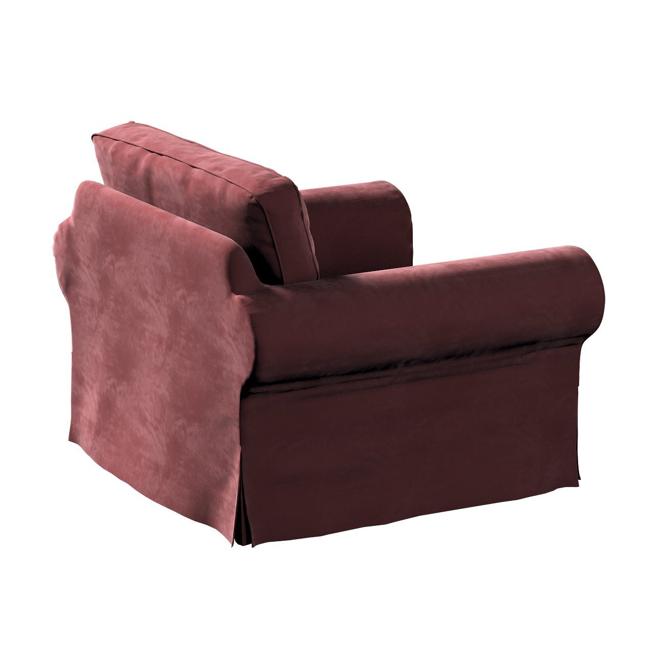 Ektorp trekk lenestol, Bordeaux, 704-37, 104 X 88 X 88 CM - Dekoria