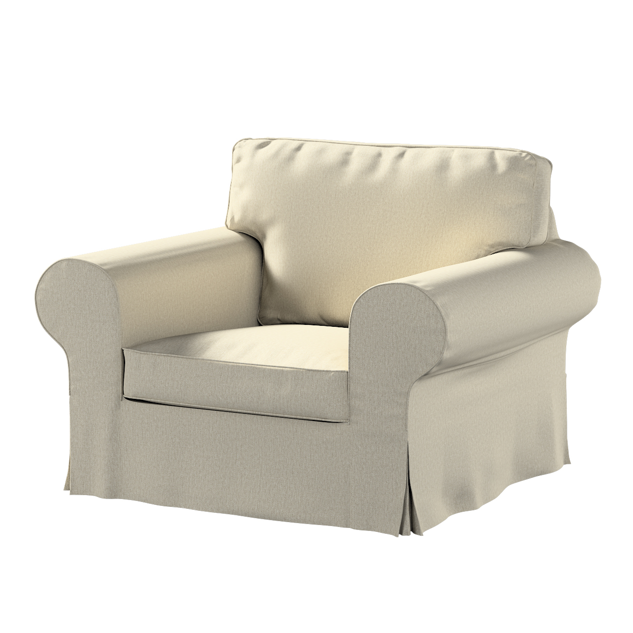 EKTORP fotelio užvalkalas, smėlio spalvos, 161-59, Ektorp fotelio užvalkalas